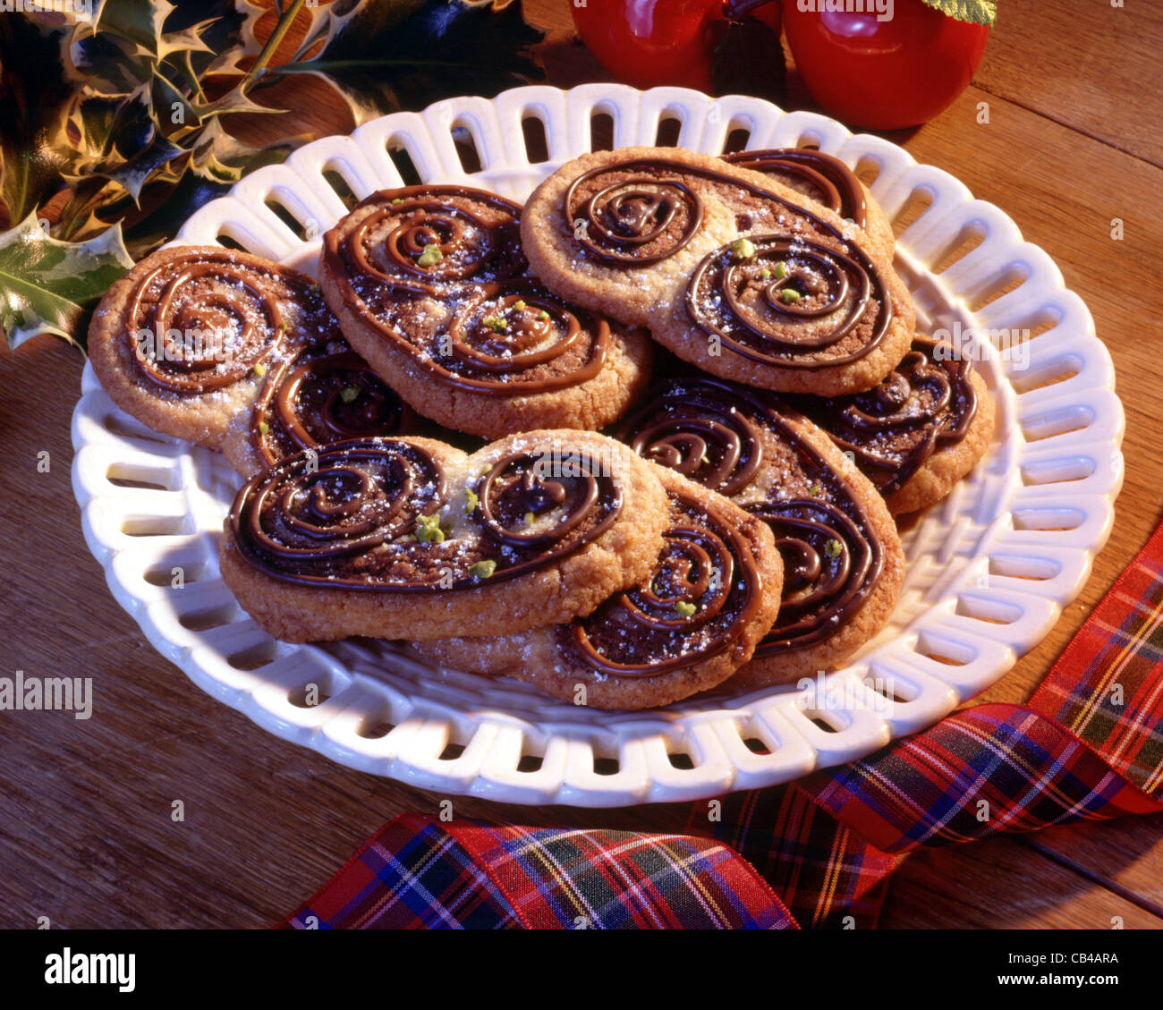 Black and white snail cookies Stock Photo - Alamy
