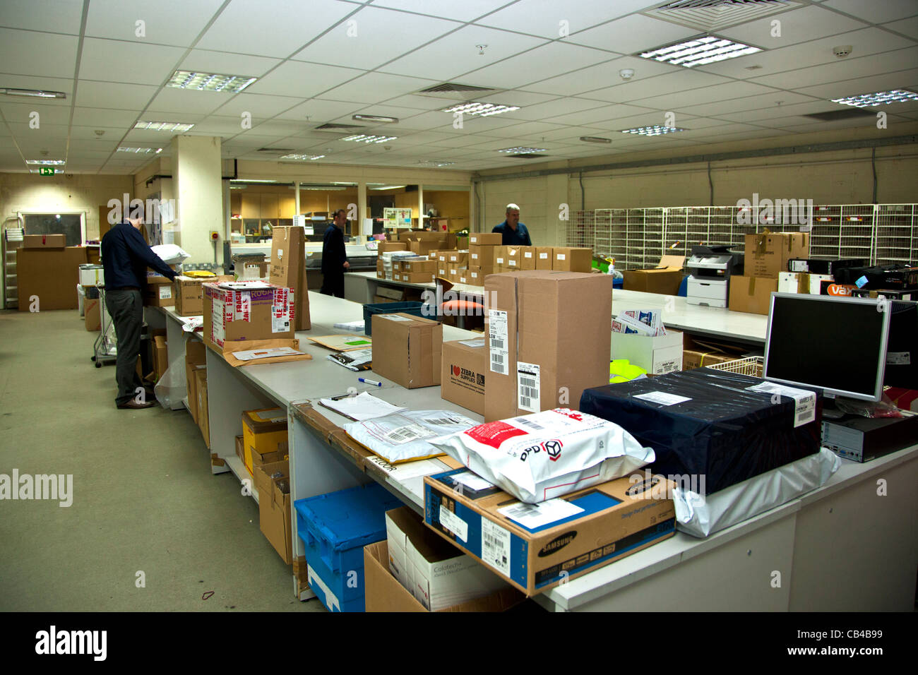Wide View of a Post Room Stock Photo - Alamy