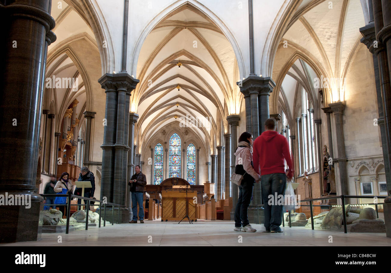 Temple Church Interior Stock Photo - Alamy