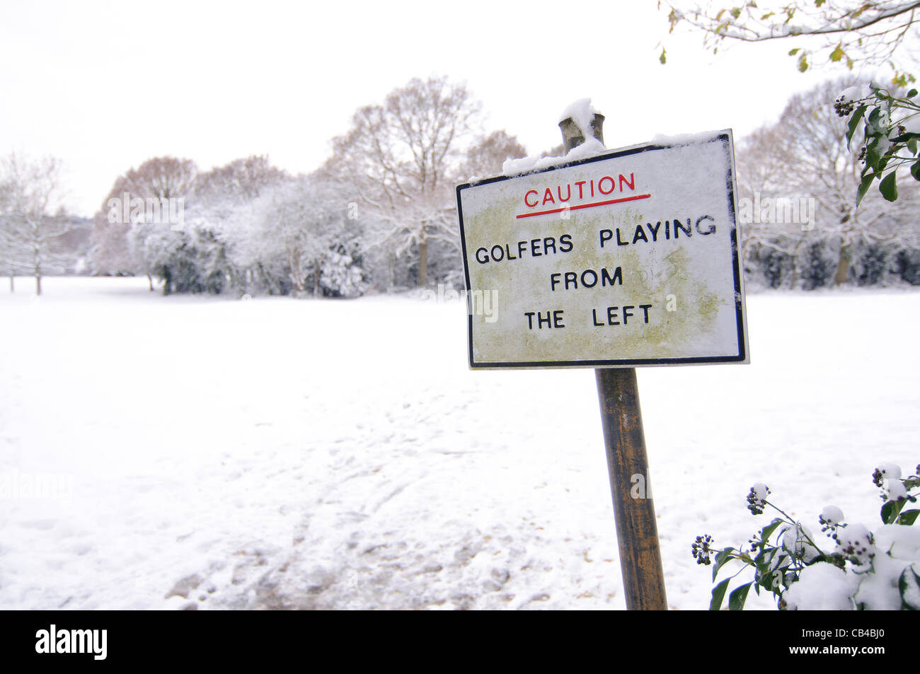 Golf course sign hi-res stock photography and images - Alamy