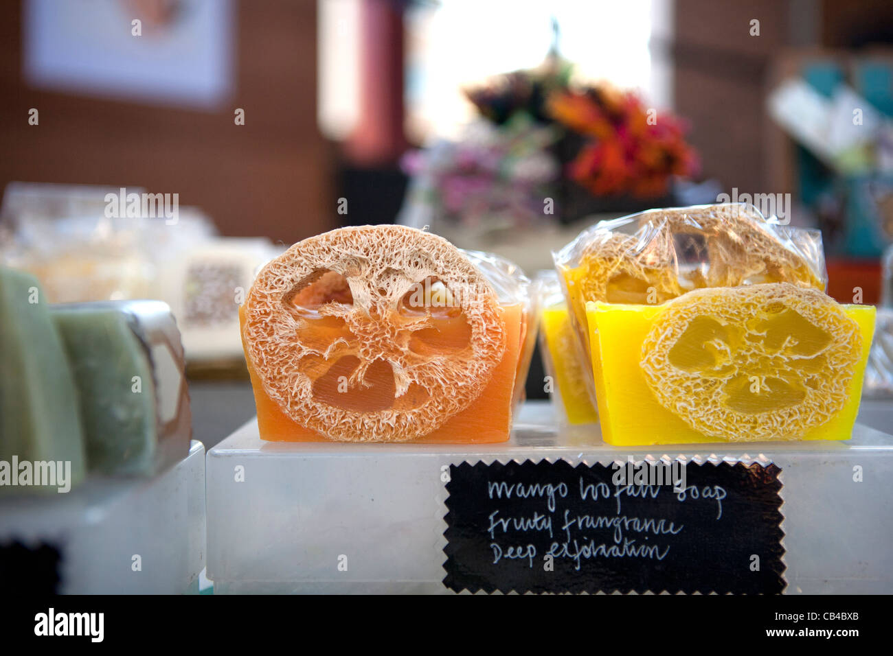 Shop selling soap hi-res stock photography and images - Alamy