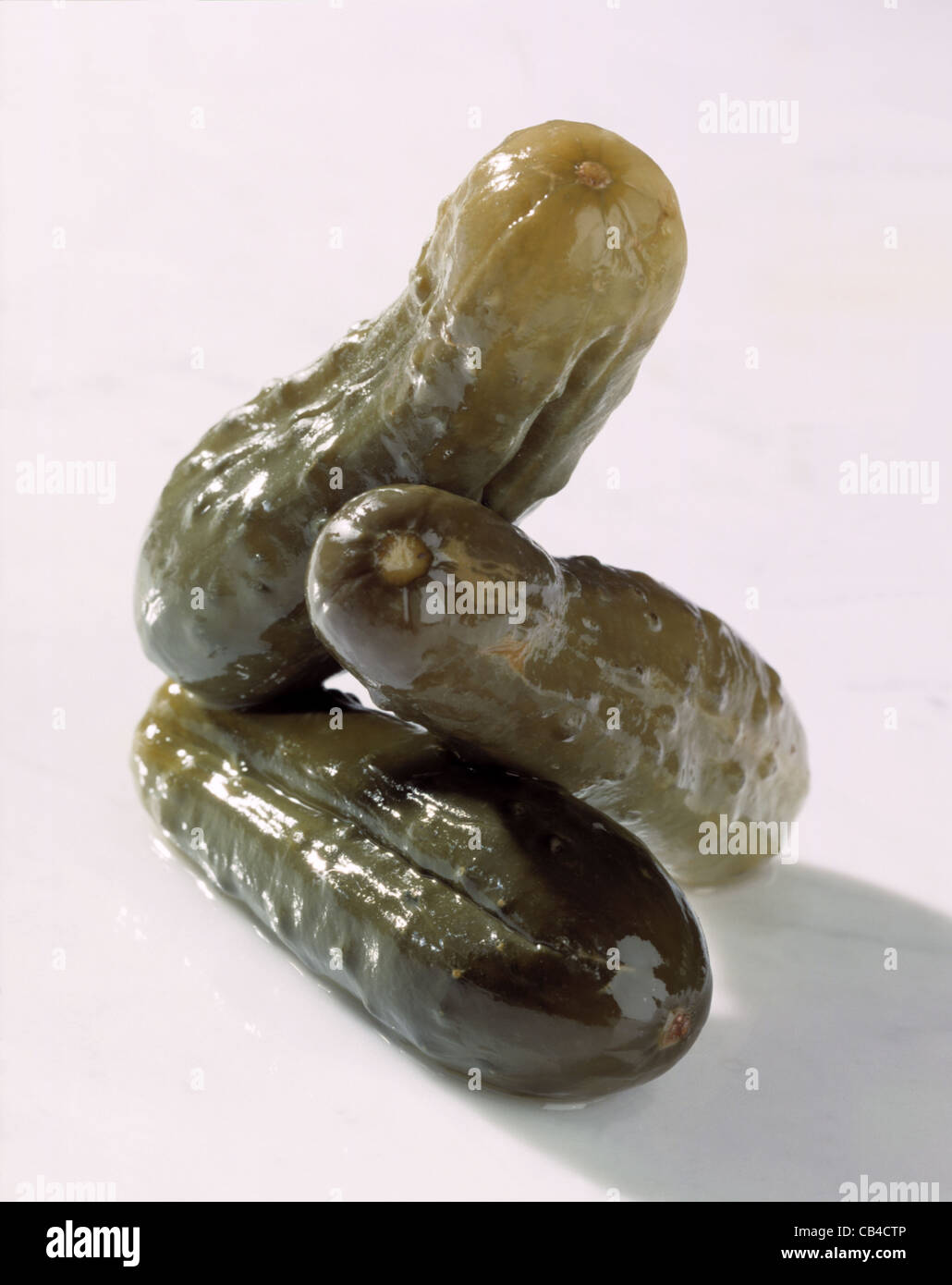 Cut out: Pickled gherkin Stock Photo - Alamy