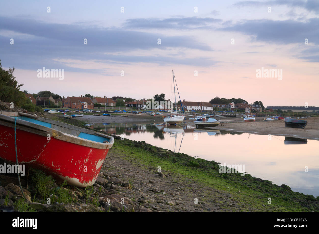 Burnham Overy Staithe Stock Photo - Alamy