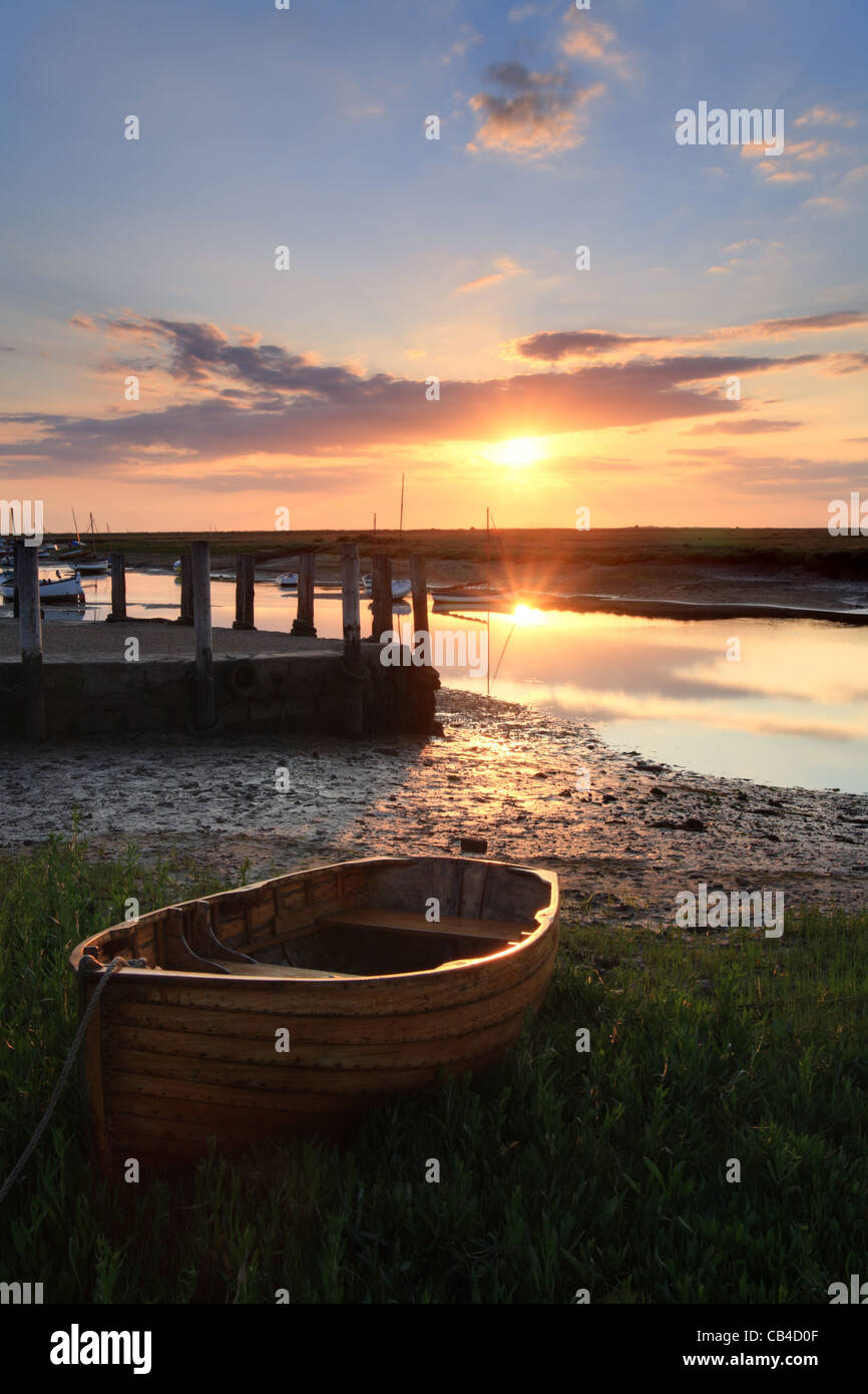 Burnham Overy Staithe Stock Photo - Alamy