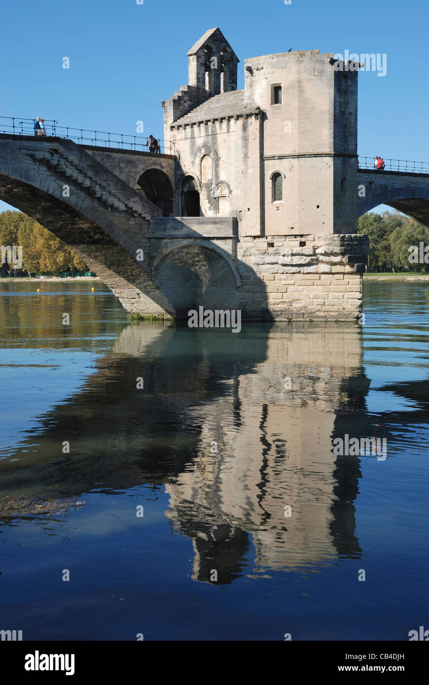 Le Pont d'Avignon (Avignon Bridge), also known as the St-Bénezet bridge ...