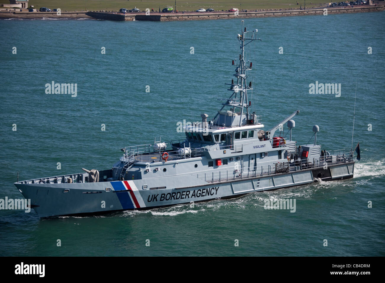 UK Border Agency patrol ship, Portsmouth England 110447 Porthsmouth ...