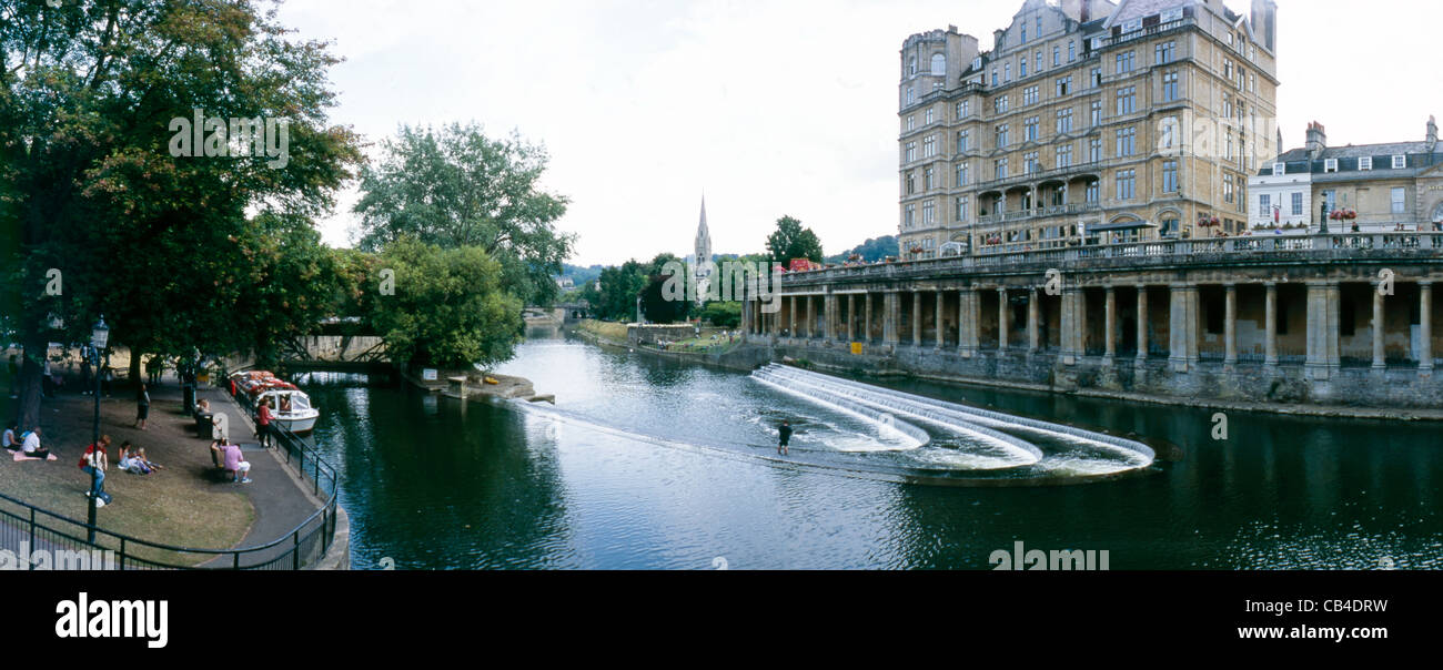 panoramic image of Bath, England Stock Photo - Alamy