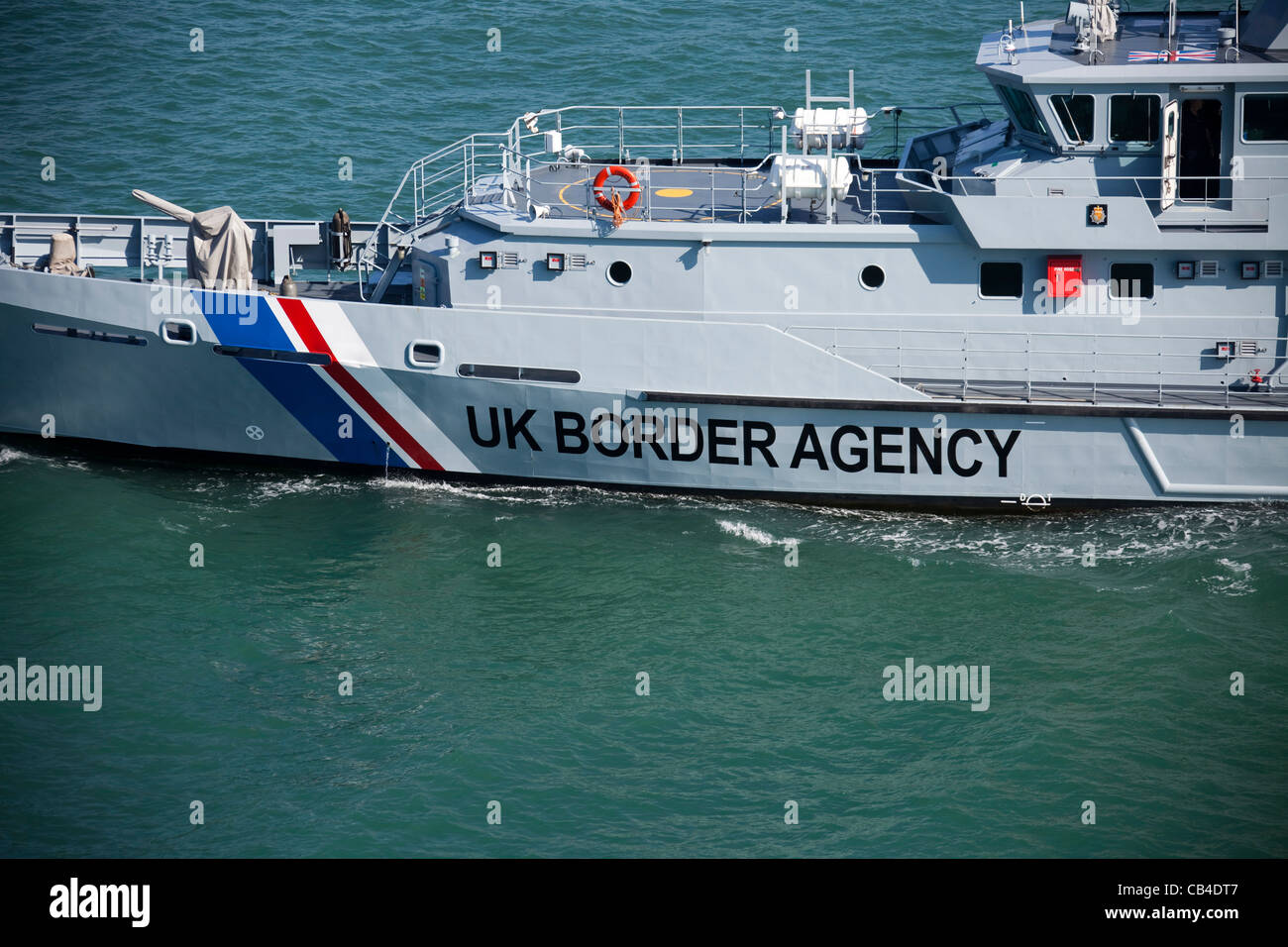 UK Border Agency patrol ship, Portsmouth England 110449 Porthsmouth ...