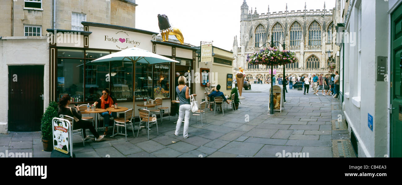 Panoramic scene of Bath, England, Summer 2010 Stock Photo - Alamy