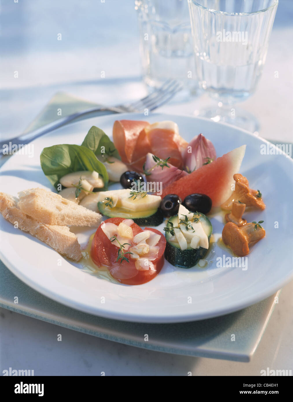 Italian Antipasti - plate Stock Photo - Alamy