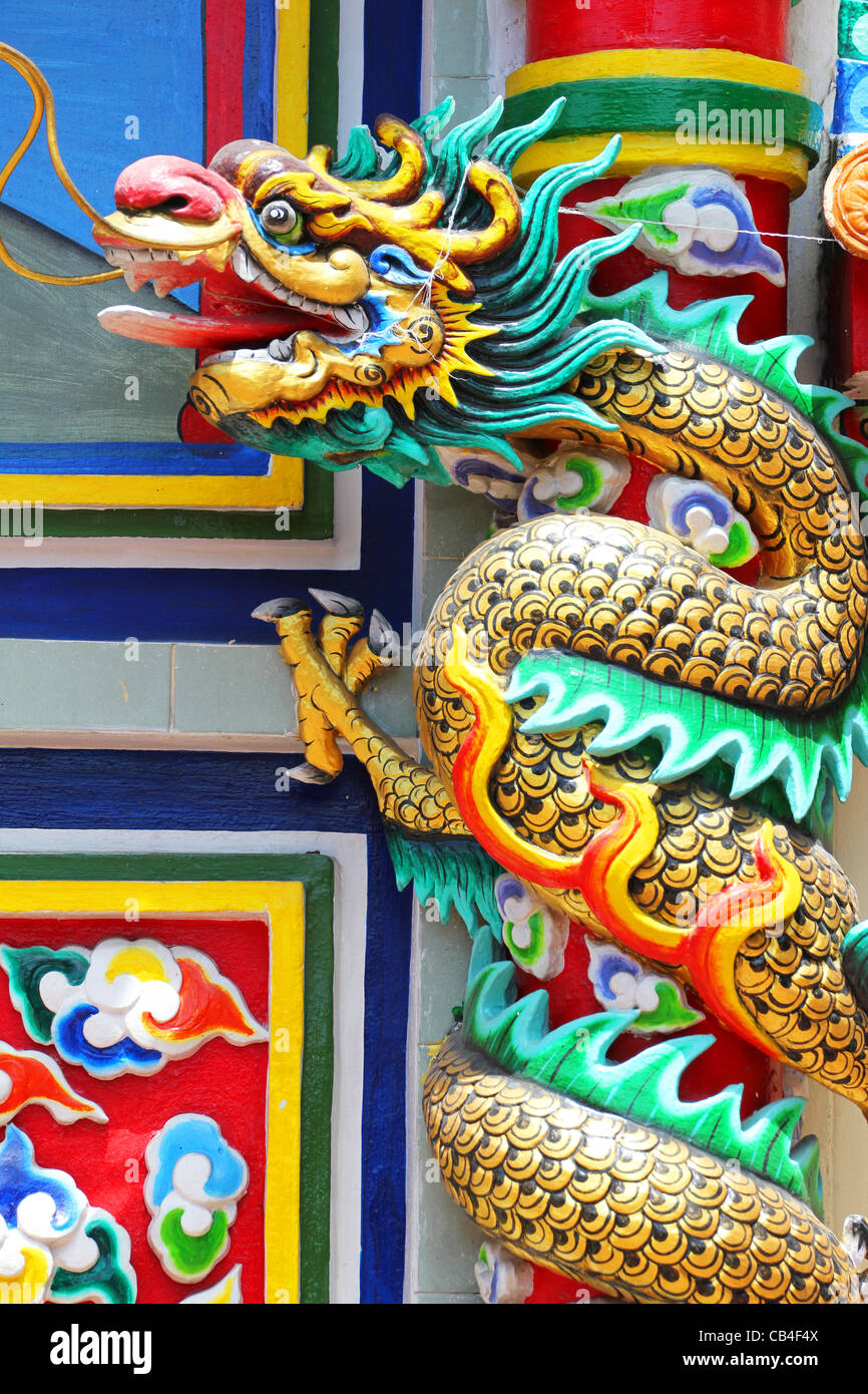 Chinese temple in Rangsit, Bangkok Stock Photo - Alamy