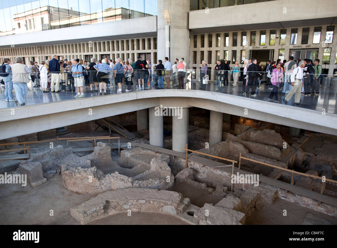 Ancient Athens revealed below the new Acropolis Museum, designed by ...