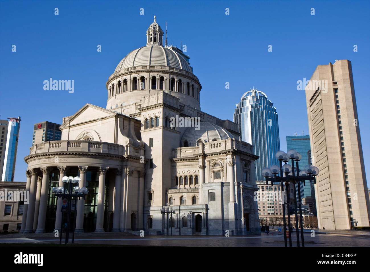 Boston's Christian Science church and Prudential building and the ...