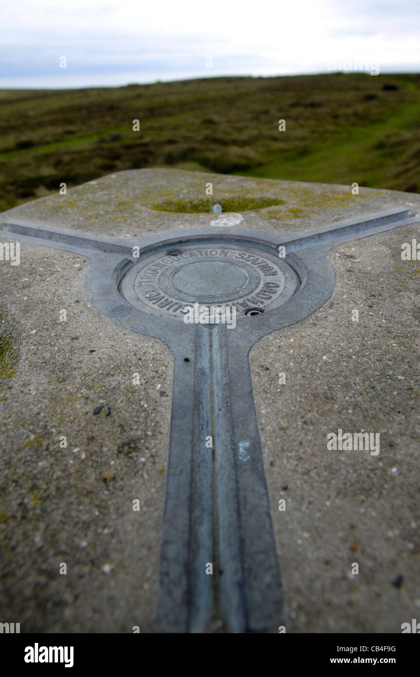Theodolite trig point hi-res stock photography and images - Alamy