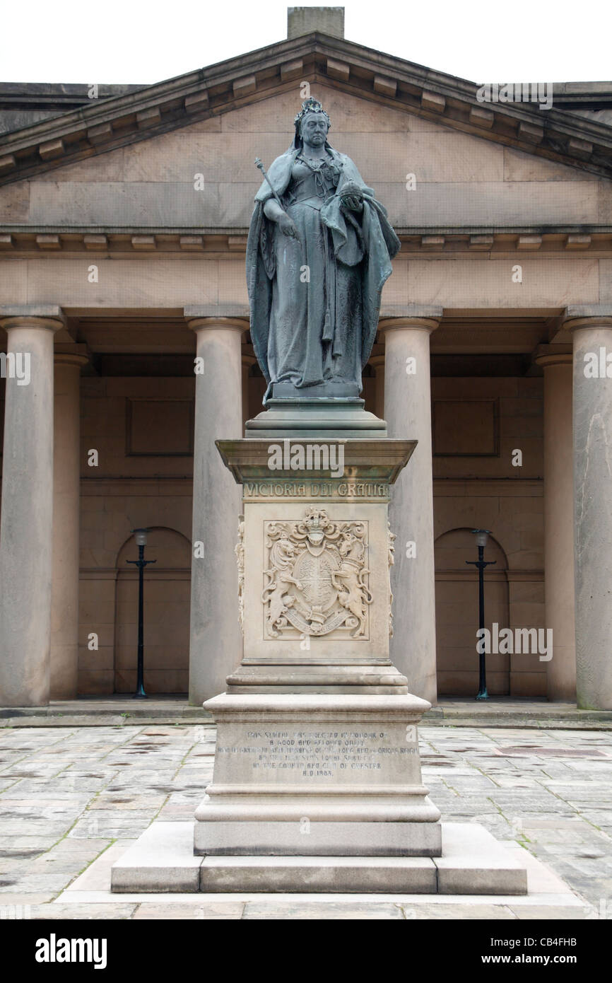 Statue of Queen Victoriaby Pomeroy, erected in 1903, in The Castle ...