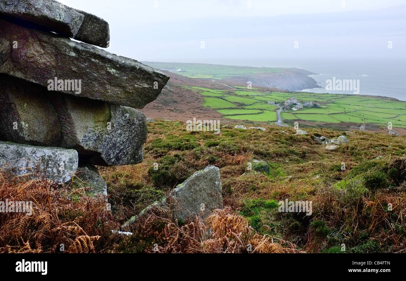 Carn Galver in Cornwall Stock Photo - Alamy