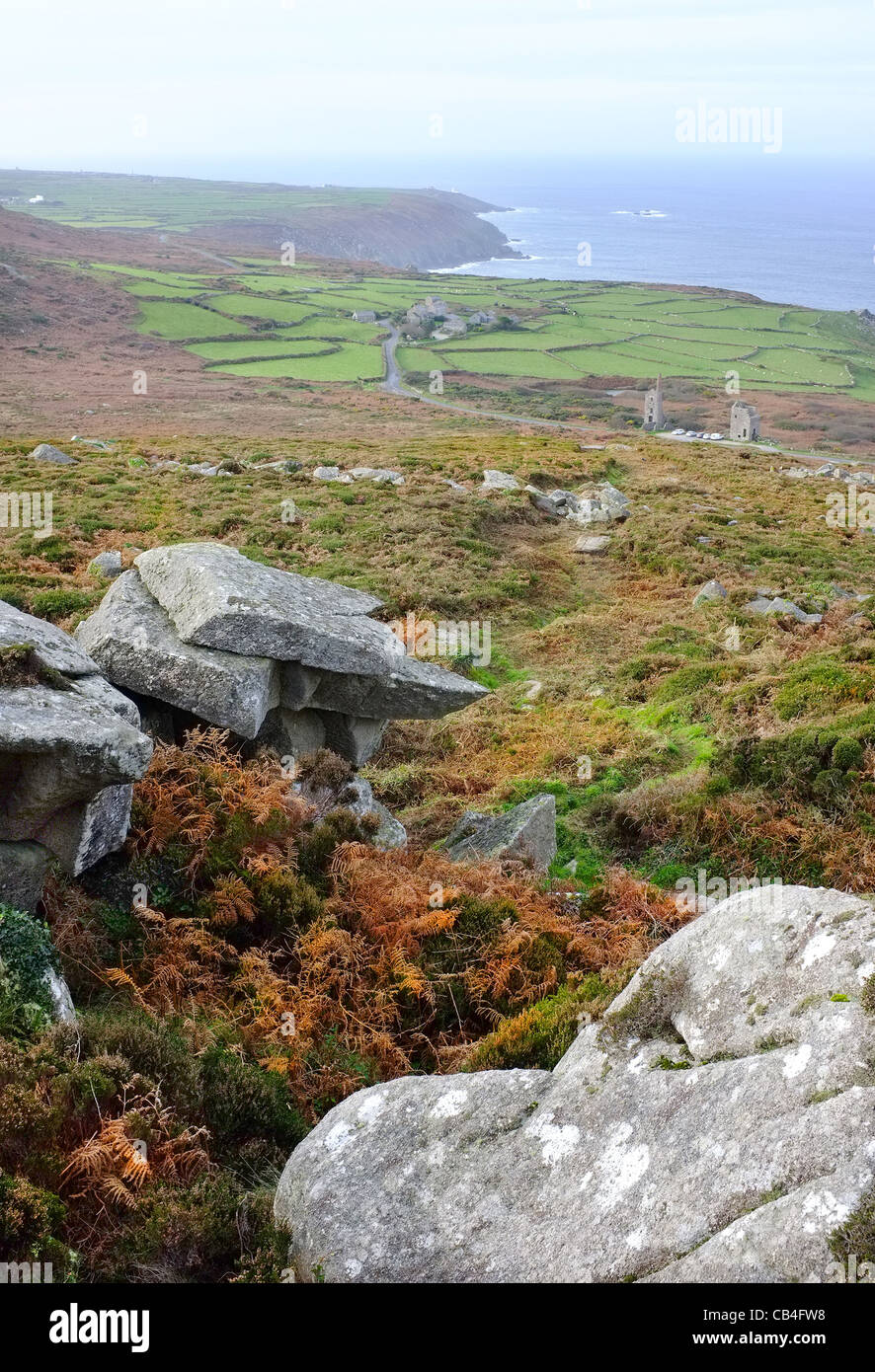 Carn Galver in Cornwall Stock Photo - Alamy