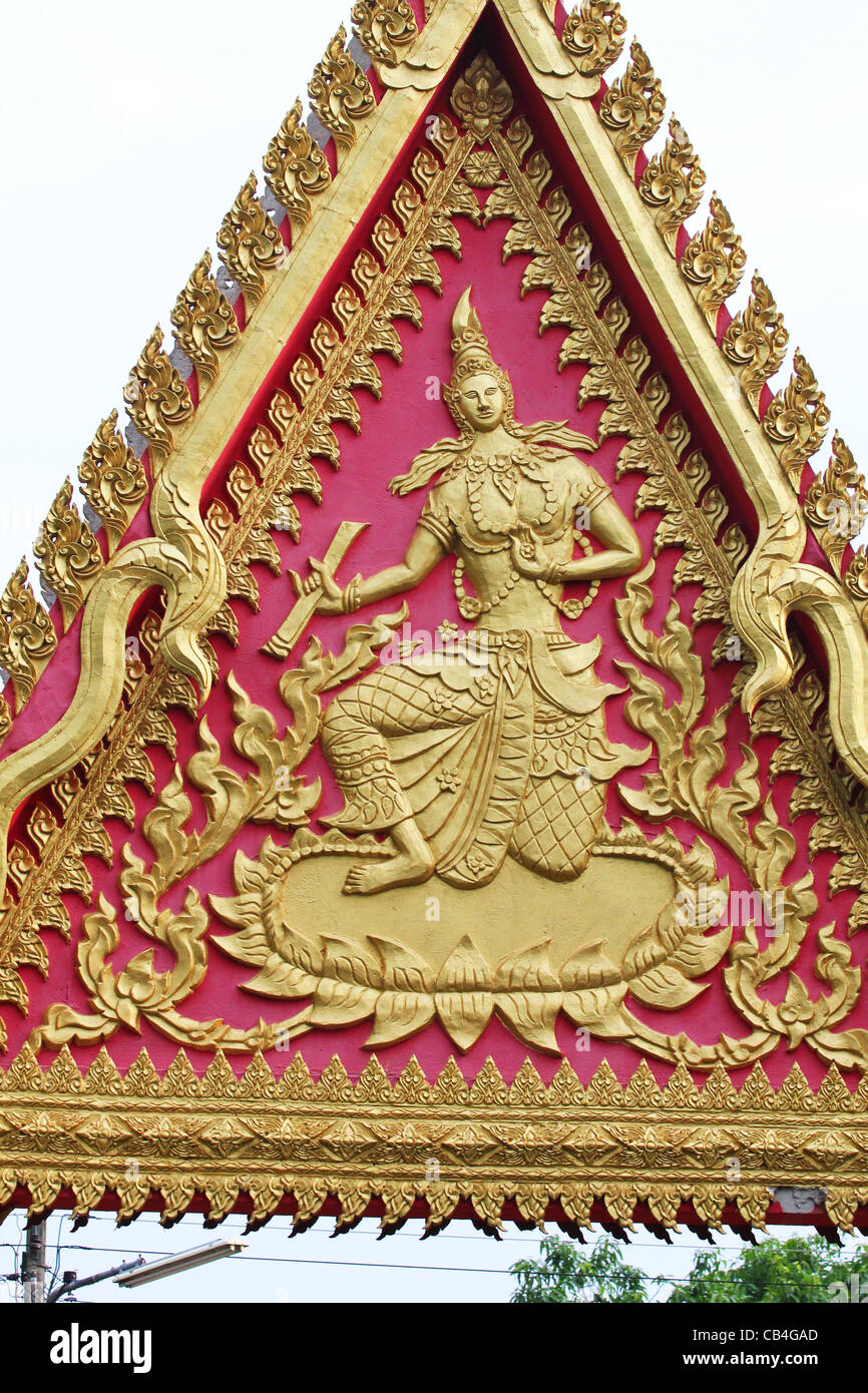 Buddhist temple in Issan, Thailand Stock Photo - Alamy