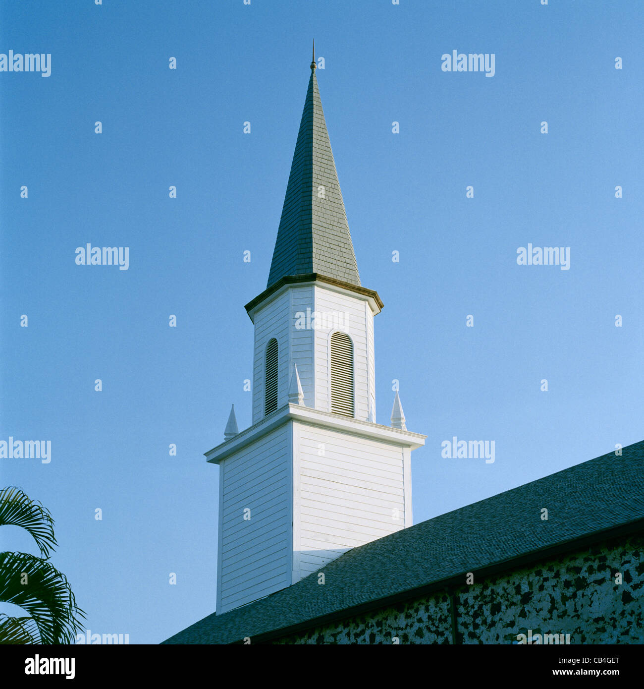 Mokuaikaua Church Kailua-Kona Big Island Hawaii Stock Photo - Alamy