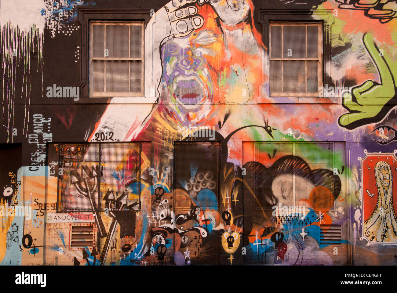 Street graffiti in Digbeth, Birmingham Stock Photo - Alamy