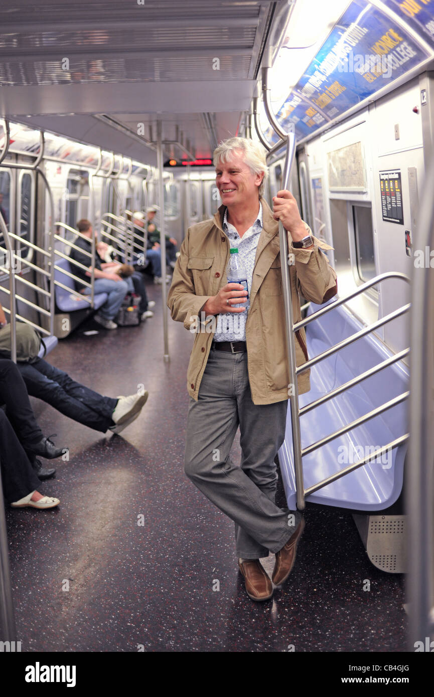 Trains of subway in manhattan hi-res stock photography and images - Alamy