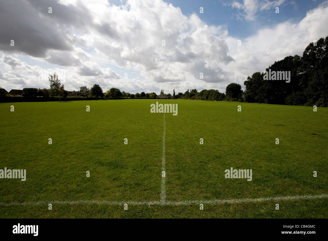 Empty Football Pitch Stock Photo - Alamy