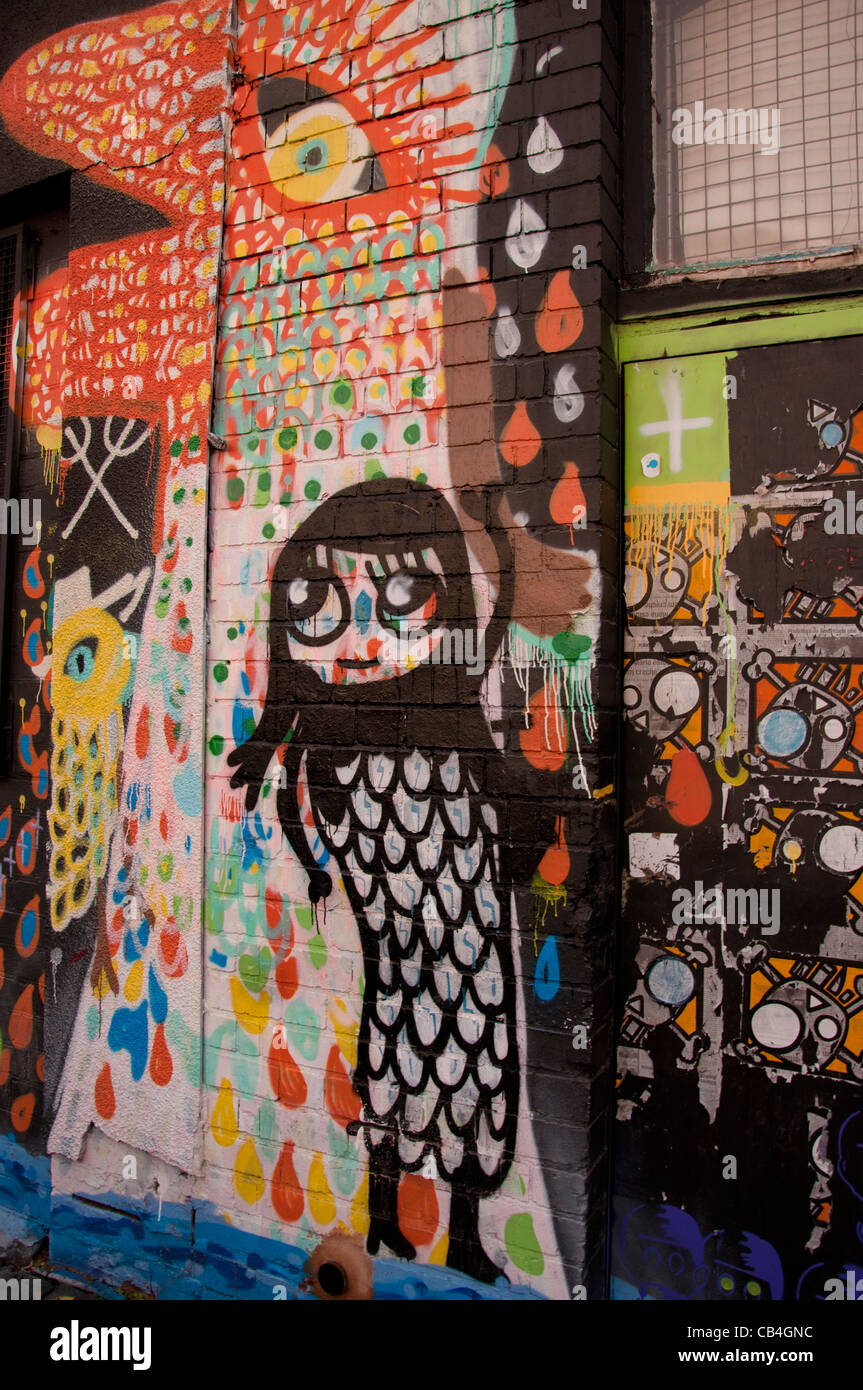 Street graffiti in Digbeth, Birmingham Stock Photo - Alamy