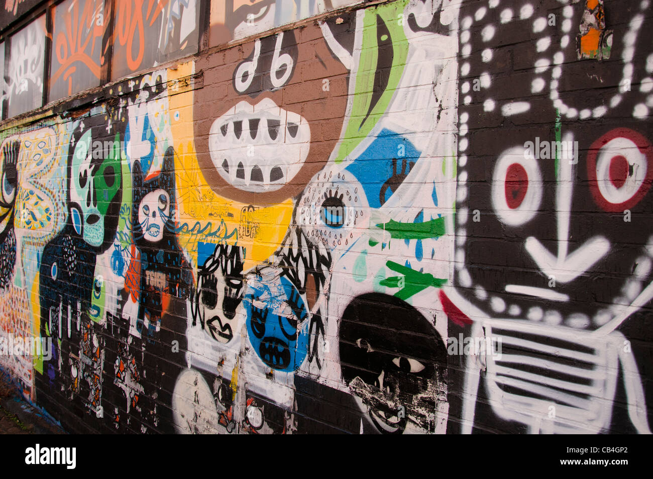 Street graffiti in Digbeth, Birmingham Stock Photo - Alamy
