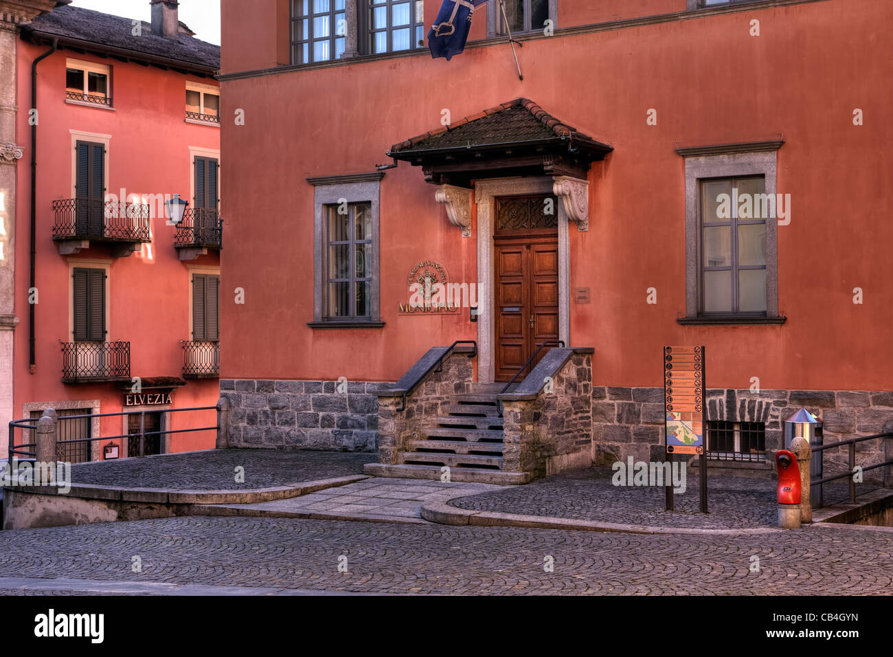 City Hall in Ascona, Ticino, Switzerland Stock Photo - Alamy