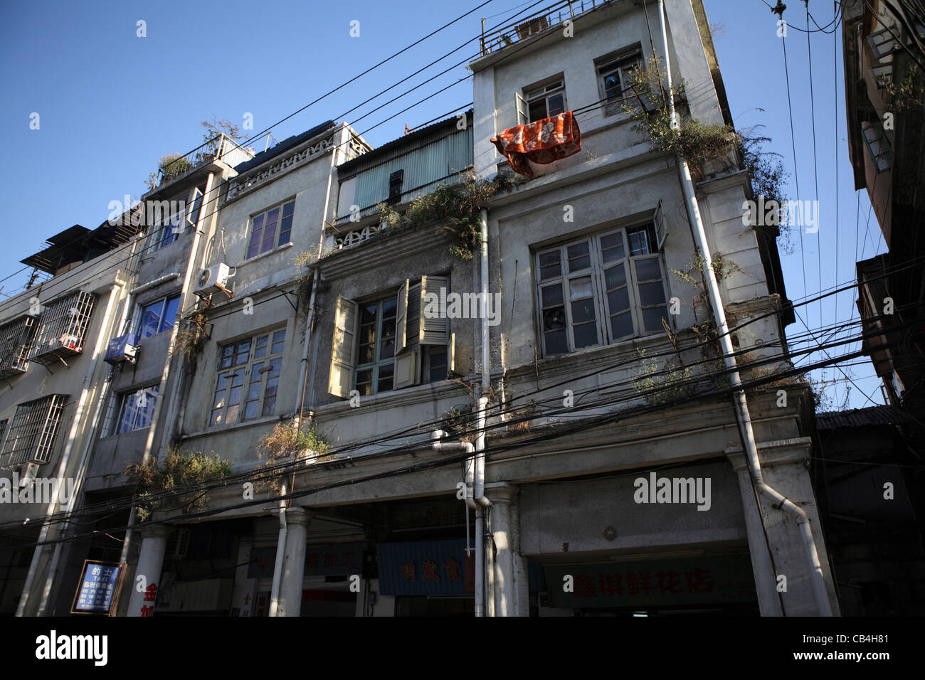 traditional Colonial architecture in central Xiamen, China, Asia Stock ...