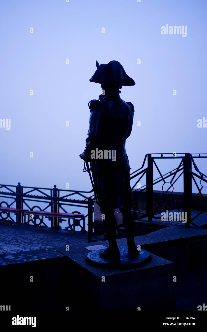 Statue of Admiral Lord Nelson at Greenwich, London, UK Stock Photo - Alamy