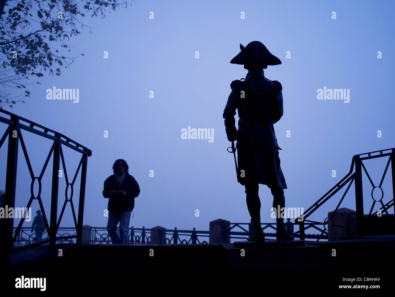 Statue of Admiral Lord Nelson at Greenwich, London, UK Stock Photo - Alamy