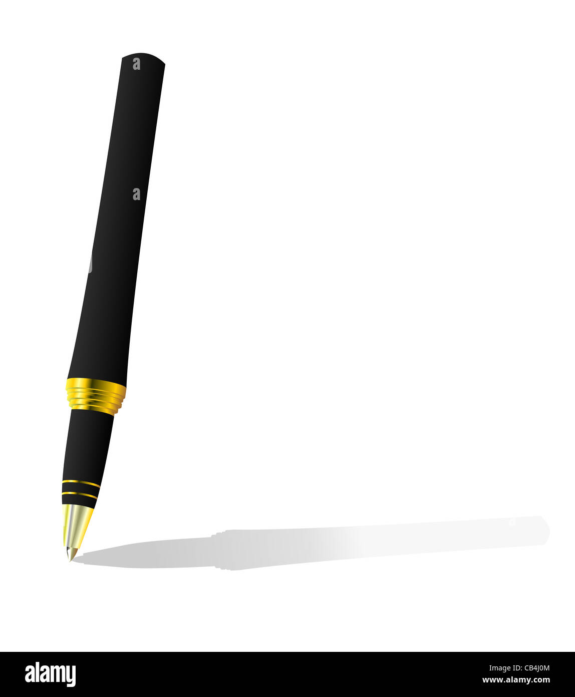 Realistic illustration of pen Stock Photo - Alamy