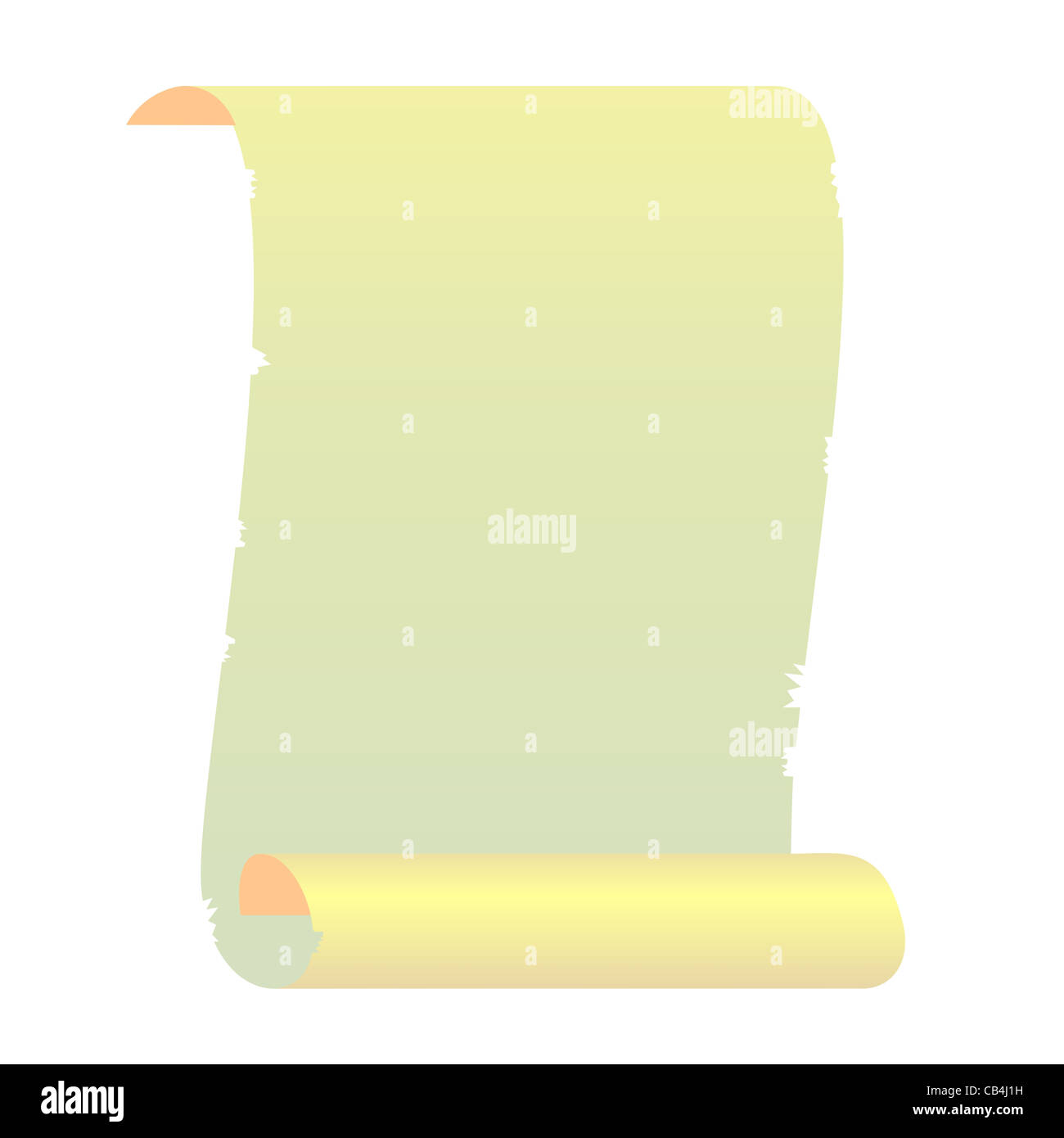 Realistic illustration roll for manuscript - vector Stock Photo - Alamy