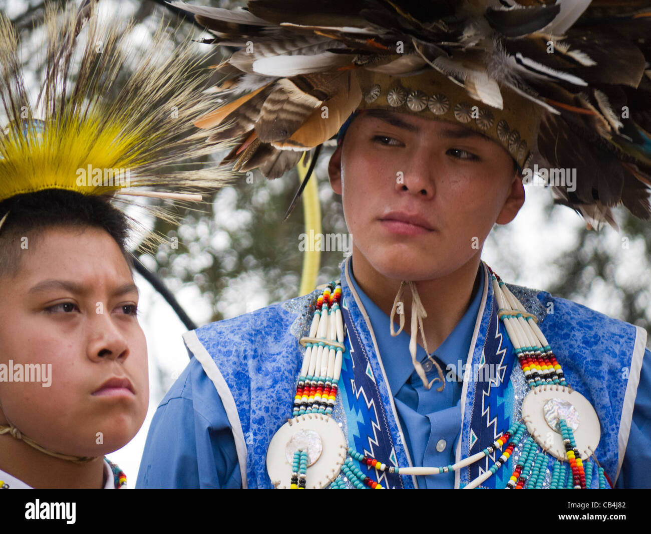Hopi Indian Tribal Display at Southern Rim of the Grand Canyon Stock ...