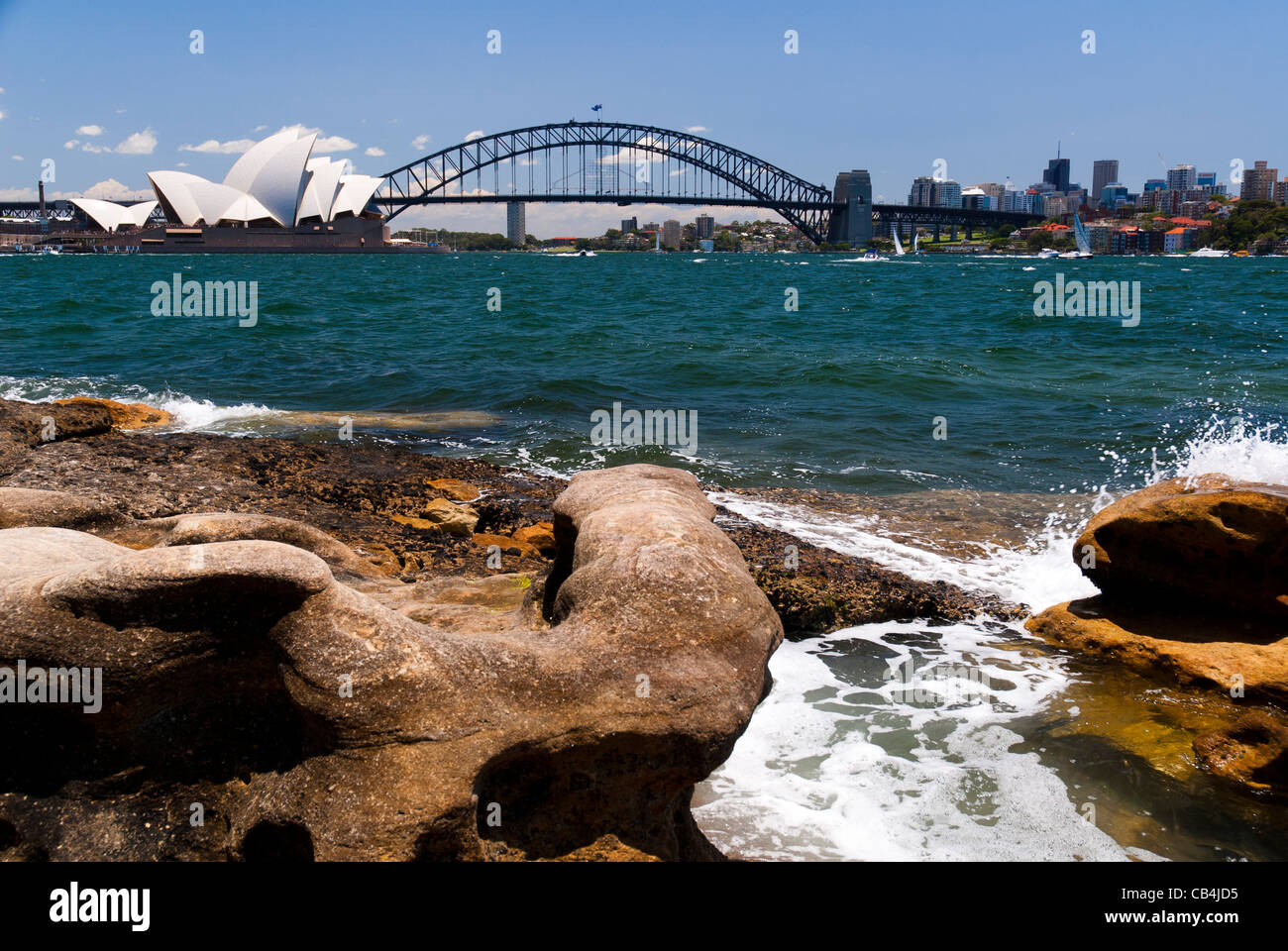 Sydney harbour bridge and The Opera house Australia Stock Photo - Alamy