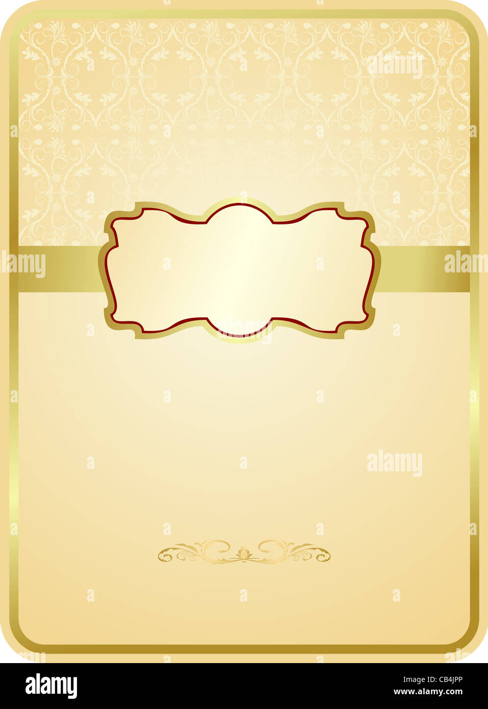 Illustration floral background for design wedding card - vector Stock ...