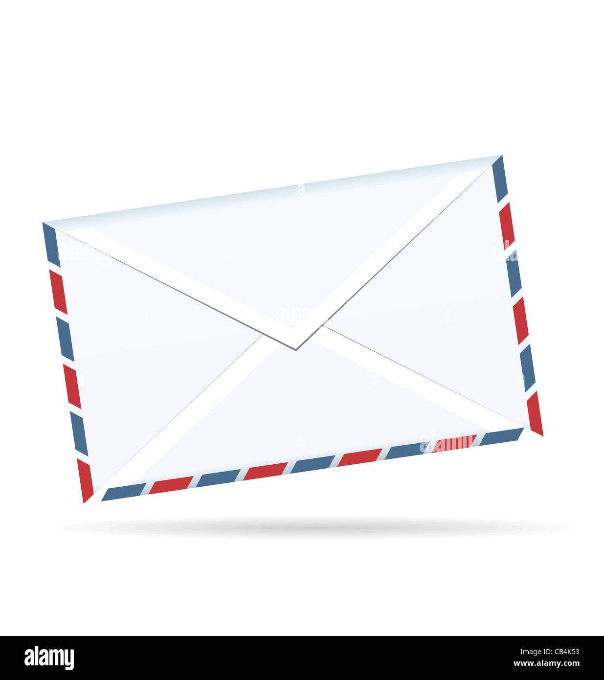 Realistic illustration of envelope of post isolated on white background ...