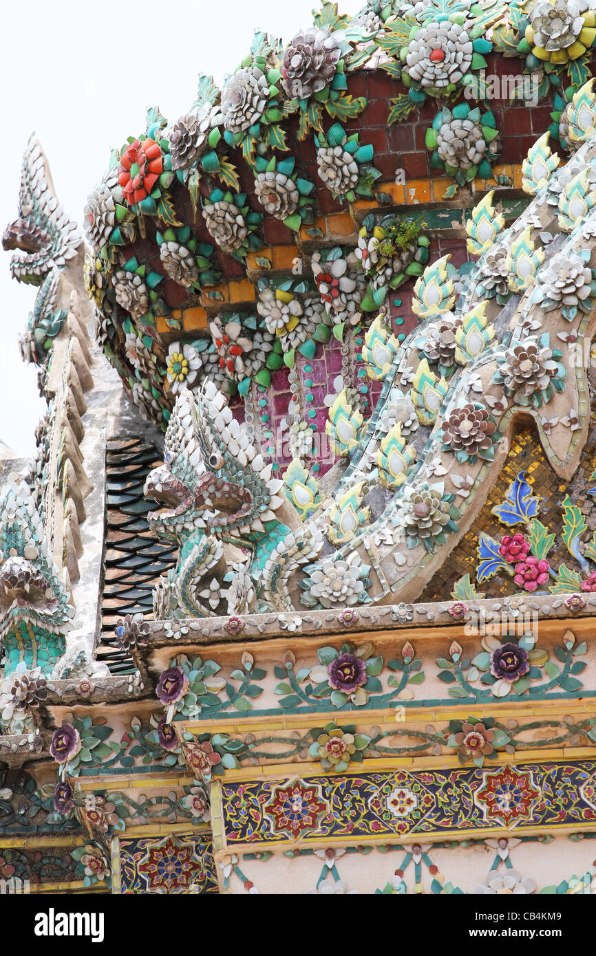 Buddhist temple close in the Grand Palace, Bangkok, Thailand Stock ...