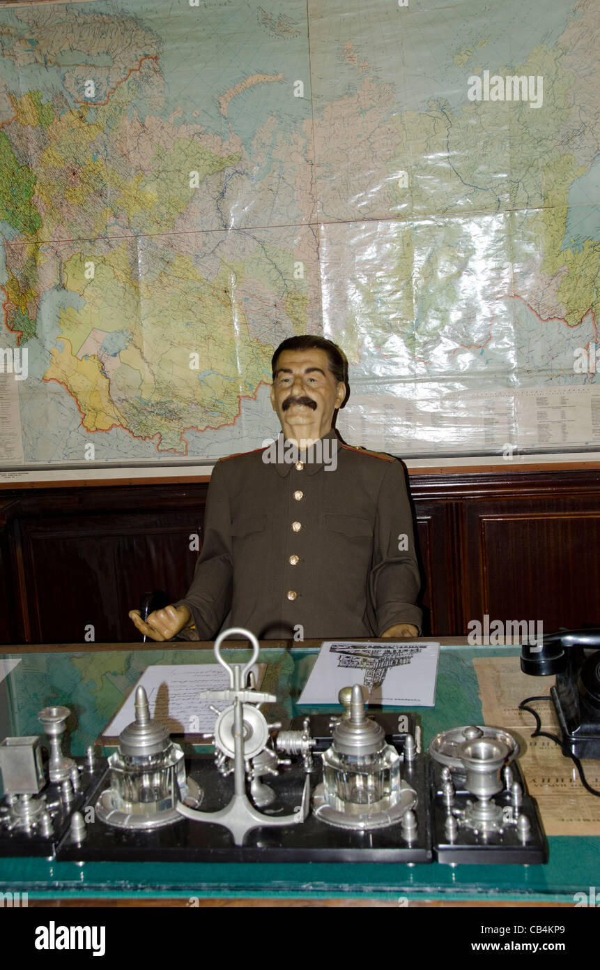 Russia, Sochi. Stalin's Villa (aka Stalin's Dacha or summer home). Wax ...