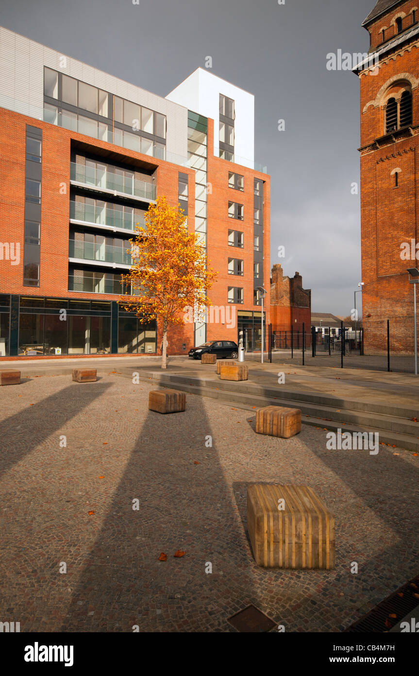 Cutting Room Square and the Ice Plant building, Ancoats, Manchester ...