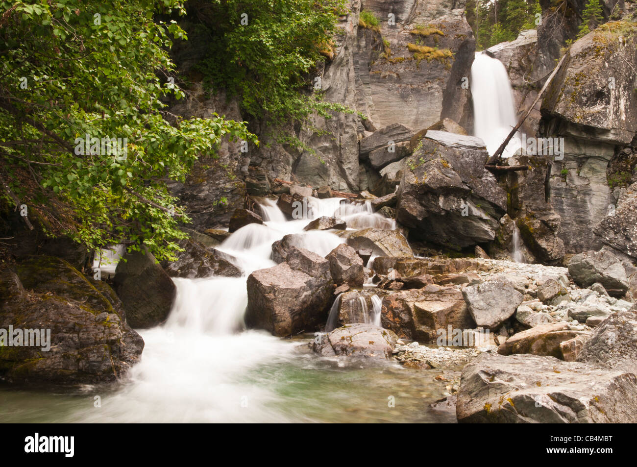 Liberty Falls, Liberty Falls State Park, Alaska Stock Photo - Alamy