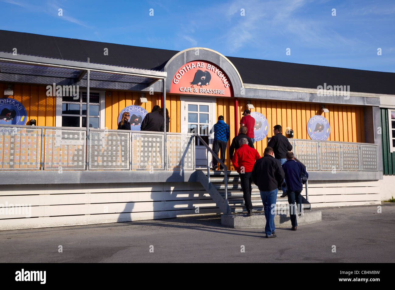 Godthaab Bryghus (brewery), Nuuk, Greenland Stock Photo - Alamy