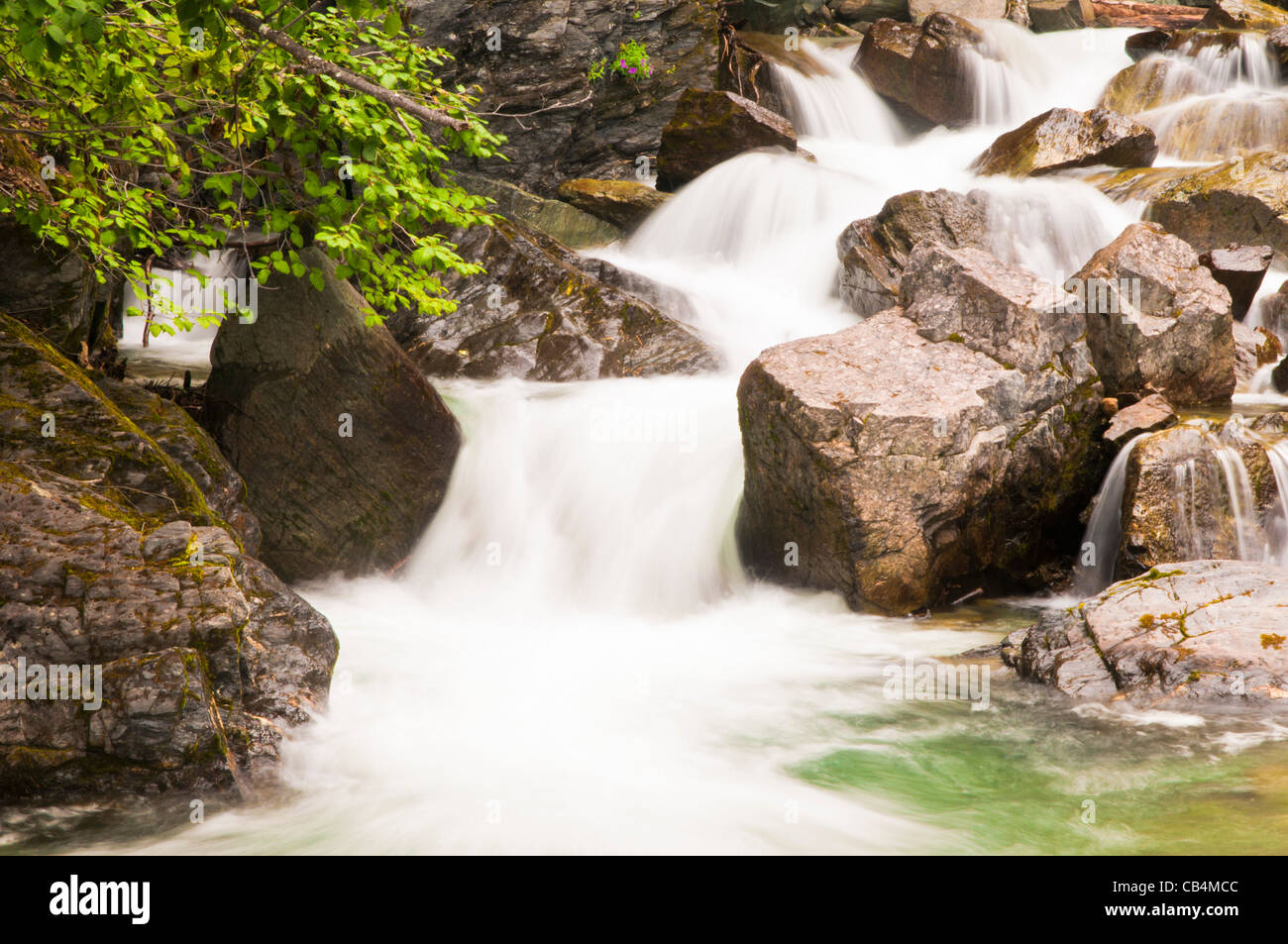 Liberty Falls, Liberty Falls State Park, Alaska Stock Photo - Alamy