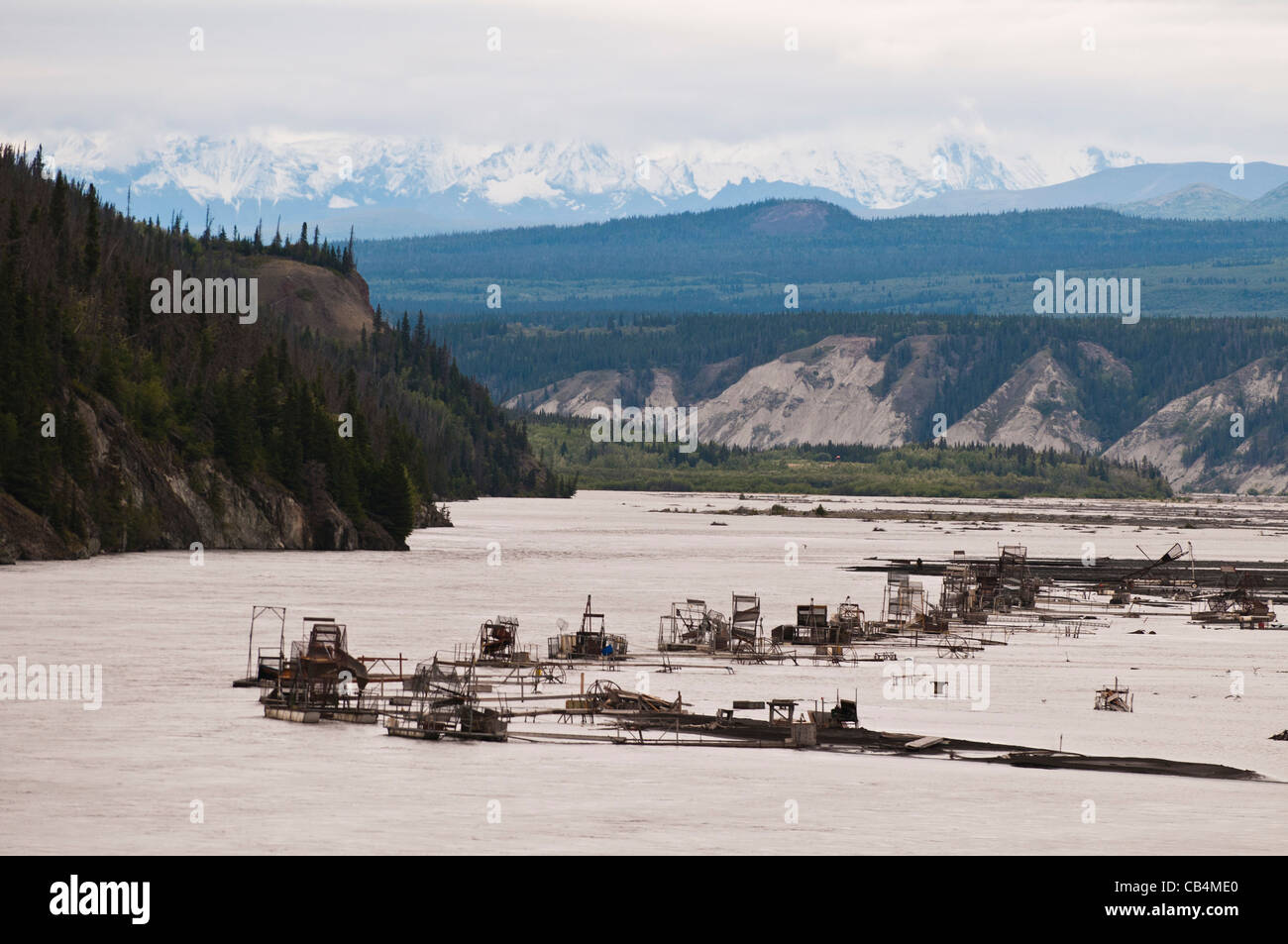 Salmon Wheels in the Copper River, Alaska Stock Photo - Alamy