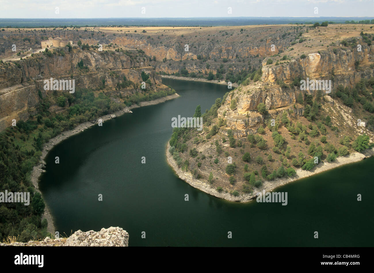 Gorges of Duraton river -Hoces del Río Duratón-, Segovia, Castilla y ...