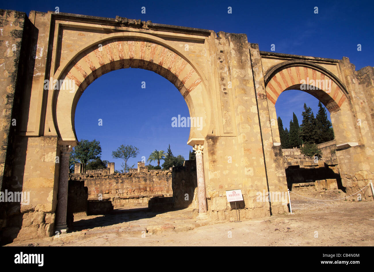 Mauresque remains of Medina Azahara, Córdoba, Spain Stock Photo - Alamy