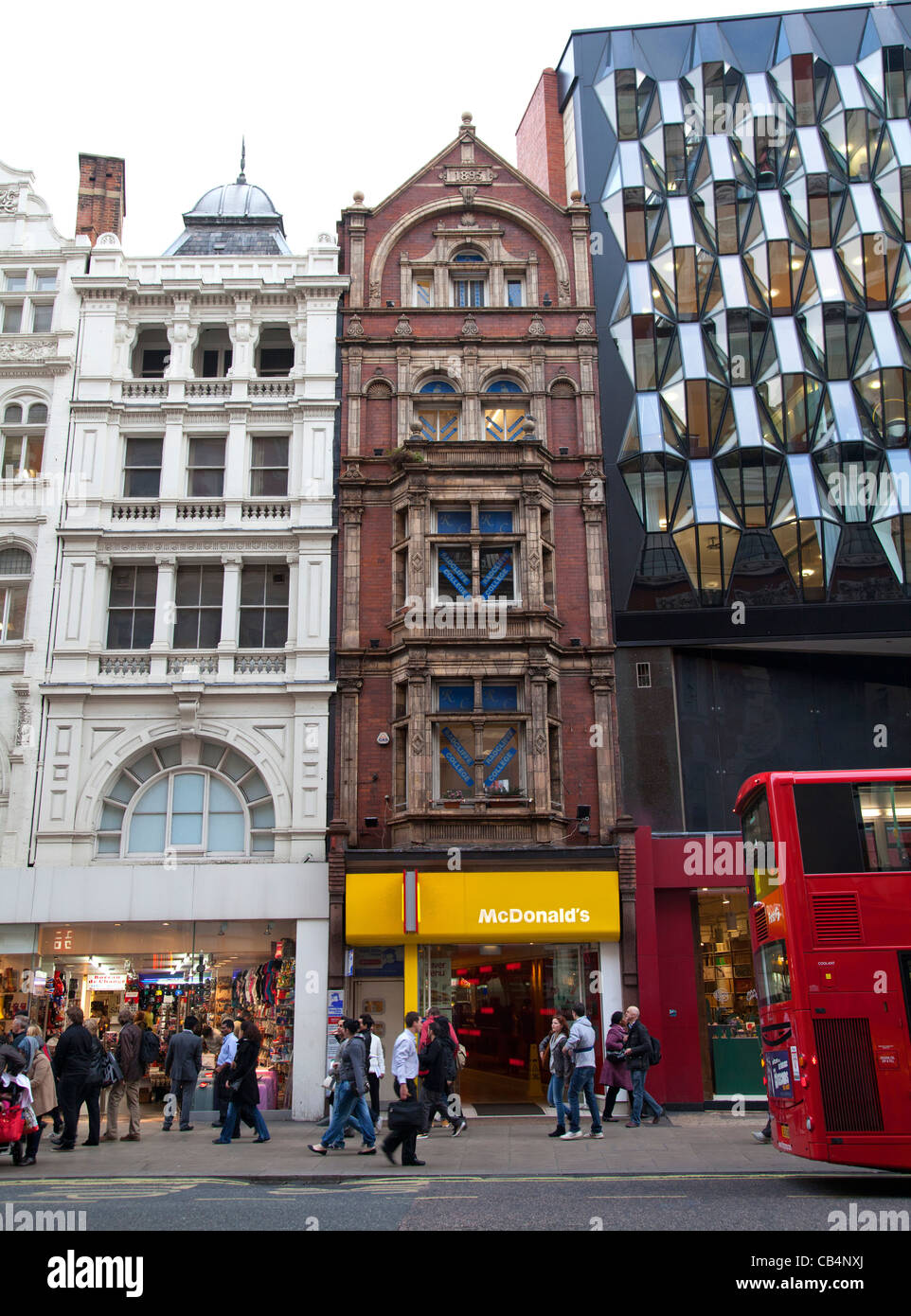 Oxford Street Shops Facade Stock Photo - Alamy