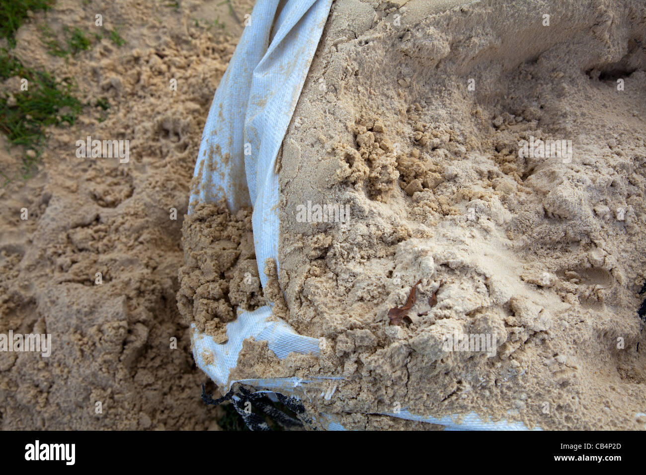 Large bag of white sand Stock Photo - Alamy