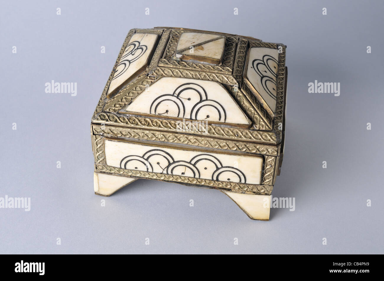 Decorated box from Morocco Stock Photo - Alamy